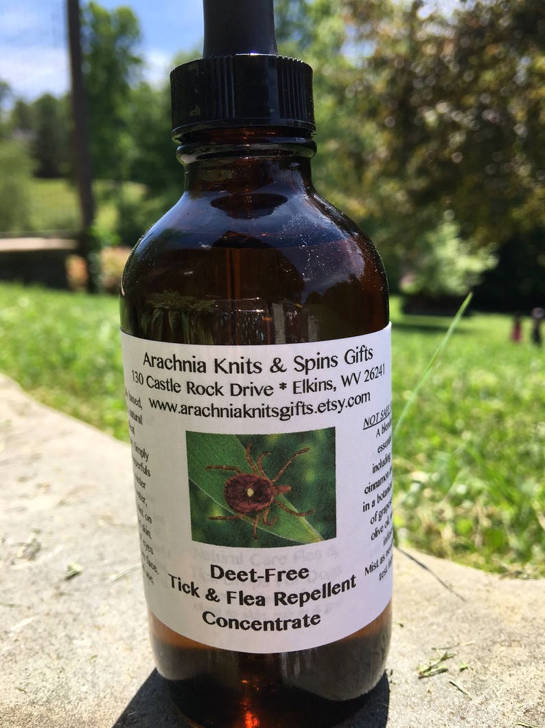 Deet-free Tick & Flea Repellent Concentrate 2oz. BULK- FOR HUMANS - Etsy