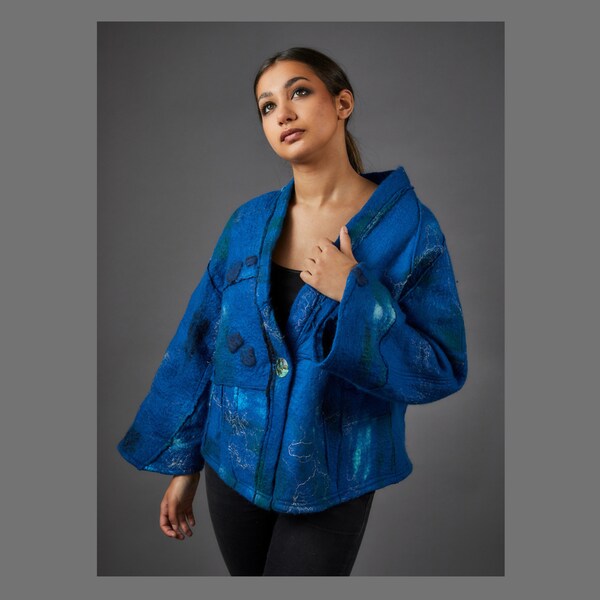 Nuno Felt Jacket - Etsy