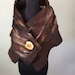 Rustic Brown Stole, Women Accessories, Winter Shawl, Merino Wool Stole ...