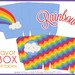 Rainbow Favor Boxes Printable PDF Printable Party Supplies | Etsy
