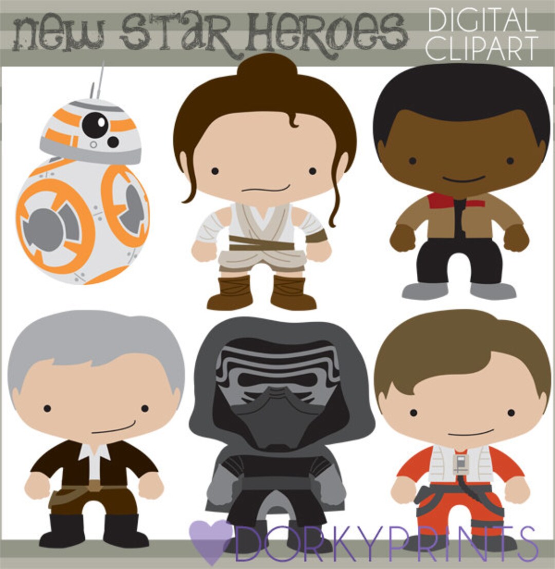 Star Heroes Clipart Set -personal and Limited Commercial- New Character ...