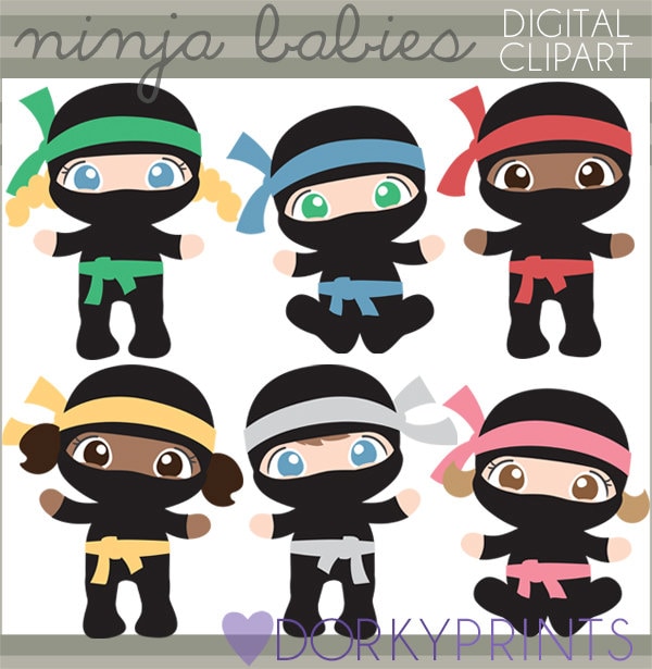 Cute Ninja Clip Art