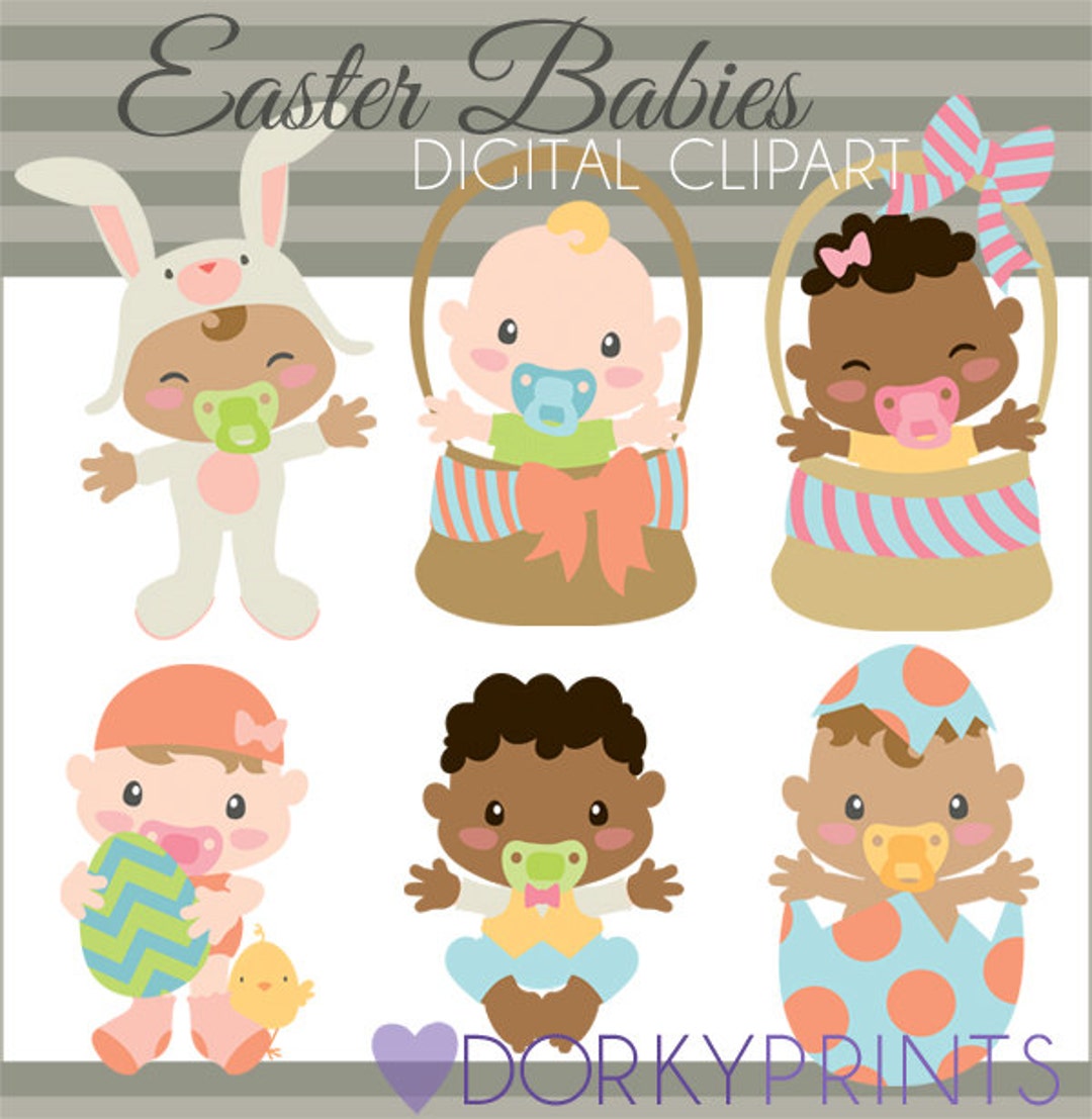 Easter Clipart -personal and Limited Commercial Use- Kawaii Easter ...