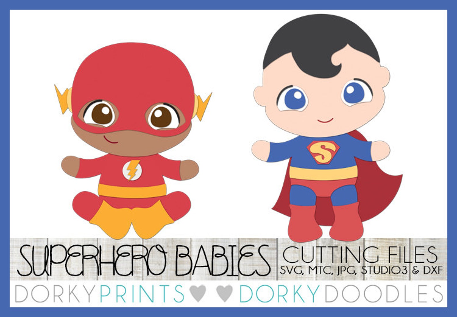 Super Hero Cuttable Files Baby Heroes Svg Mtc Jpg Studio | Etsy