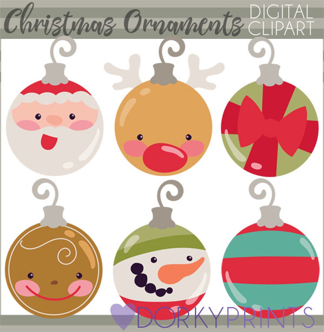 Christmas Clipart Christmas Ornaments -personal and Limited Commercial ...