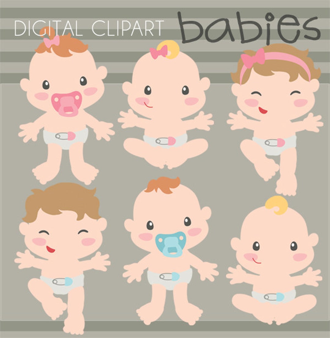 Baby Clipart -personal and Limited Commercial Use- Babies Digital Clip ...