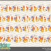 Candy Corn Alphabet Clipart Digital PNG Art Cute Halloween Font - Etsy
