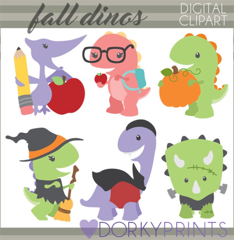 Dinosaur PNG Clipart - Digital PNG Art - Etsy