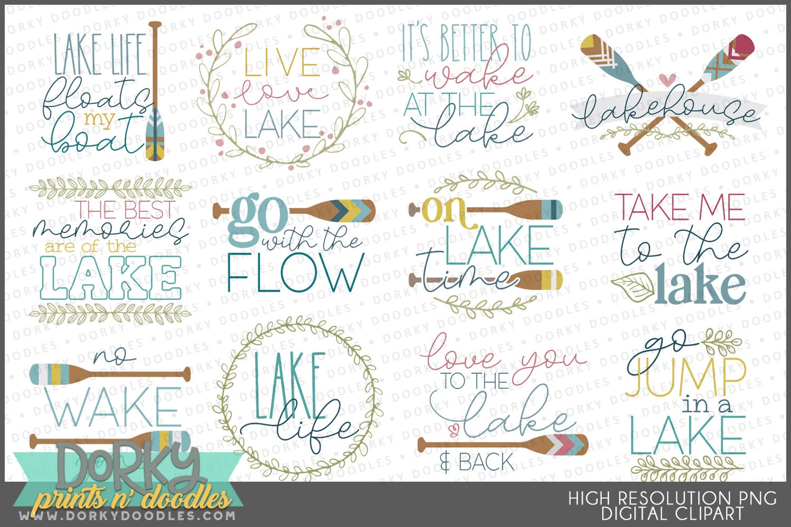 Lake Sayings Clipart Cute Lakehouse Png Files Perfect For Sublimation