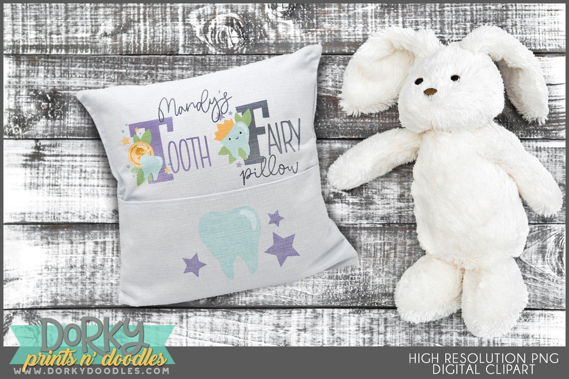 Cute Tooth Fairy Alphabet Clipart personal and Limited | Etsy