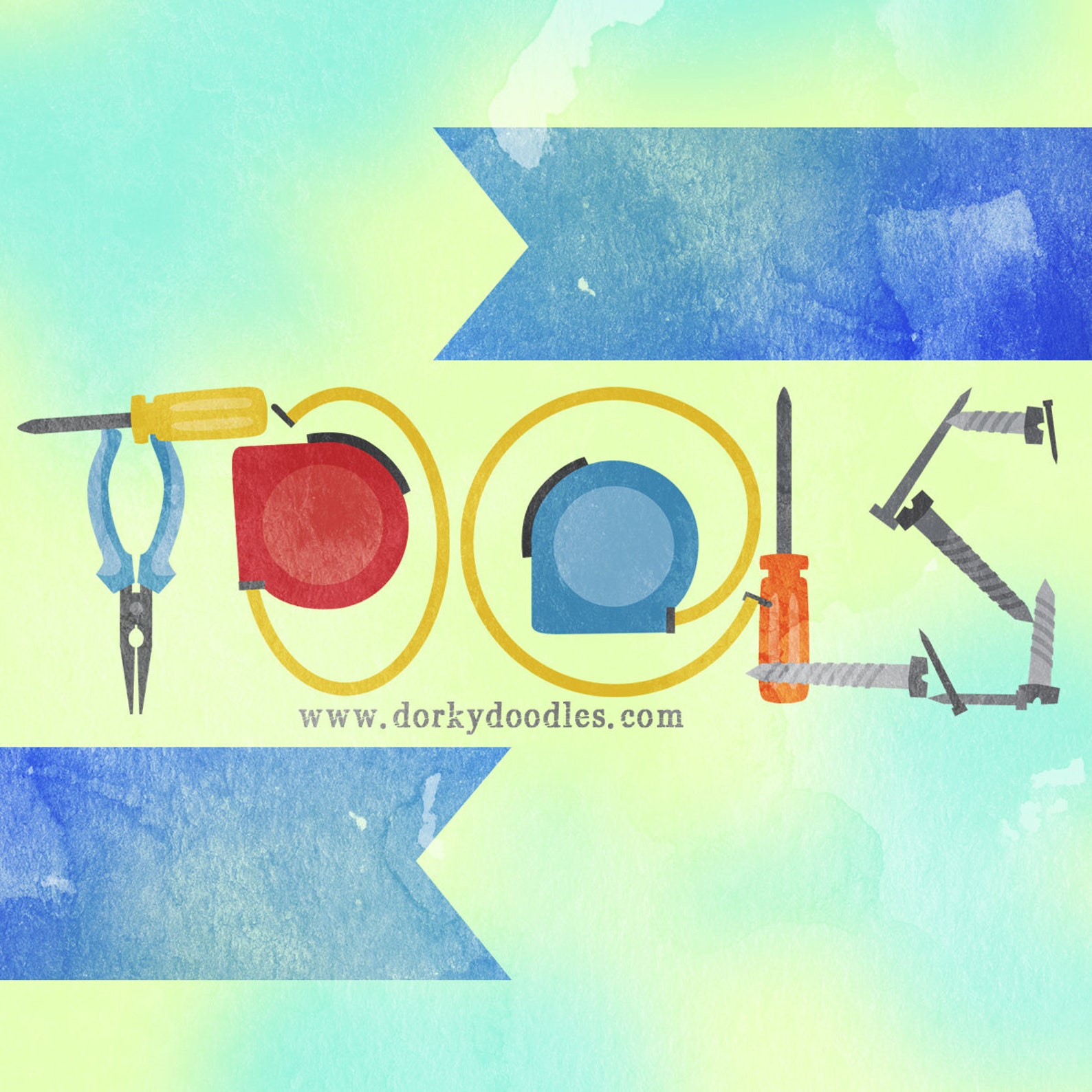 Tools Alphabet Clipart personal and Limited Commercial Use - Etsy