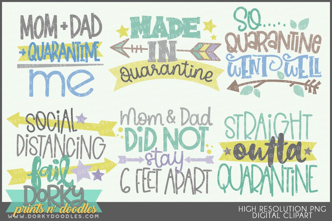 Quarantine Baby and Pregnancy Announcement Siblings Clipart -personal ...