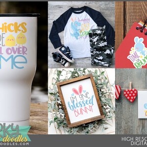 Cute Easter Sayings Clipart -personal and Limited Commercial Use- Fun ...