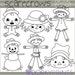 Thanksgiving Clipart Native American Kids personal and Limited ...