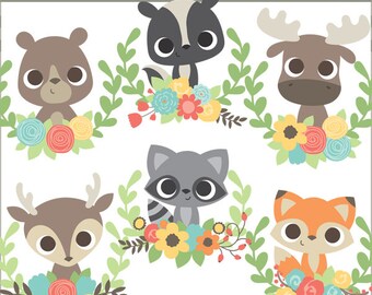Tribal Animals Clipart personal and Limited Commercial Use | Etsy