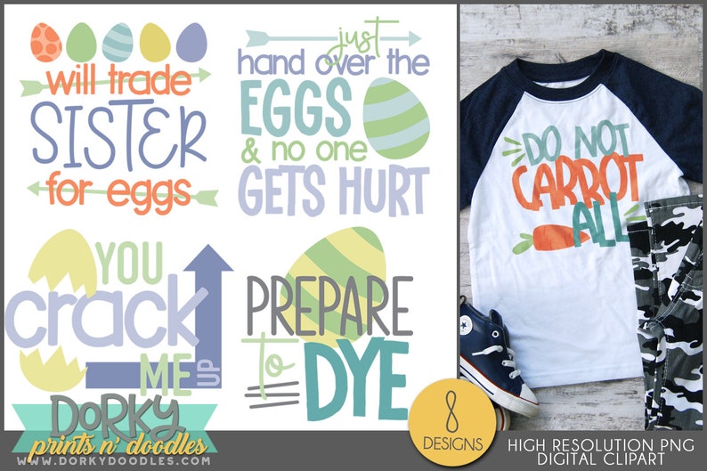 Easter Clipart Easter Boy Titles -personal and Limited Commercial Use ...