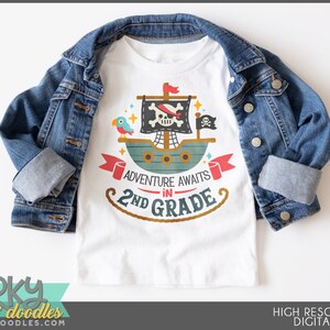 Pirate Back to School Clipart | Grade Specific Designs for Classrooms ...