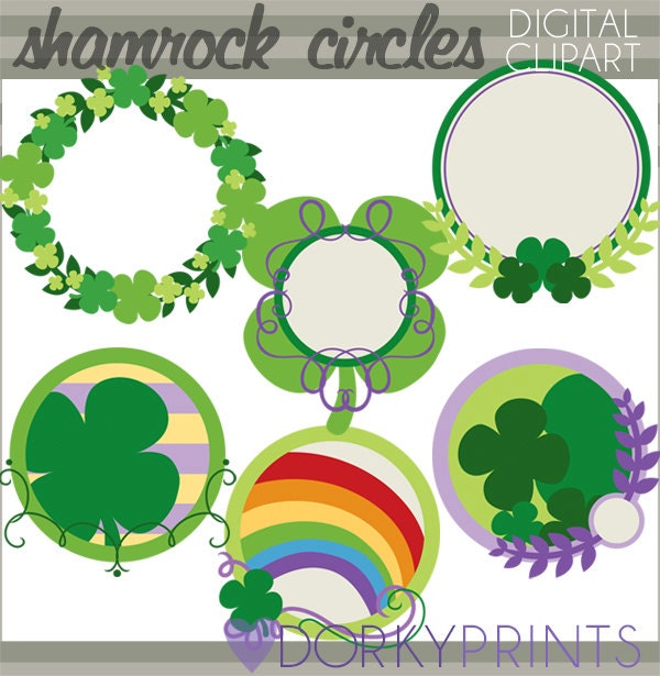 St Patrick's Day Clipart Set personal and Limited | Etsy
