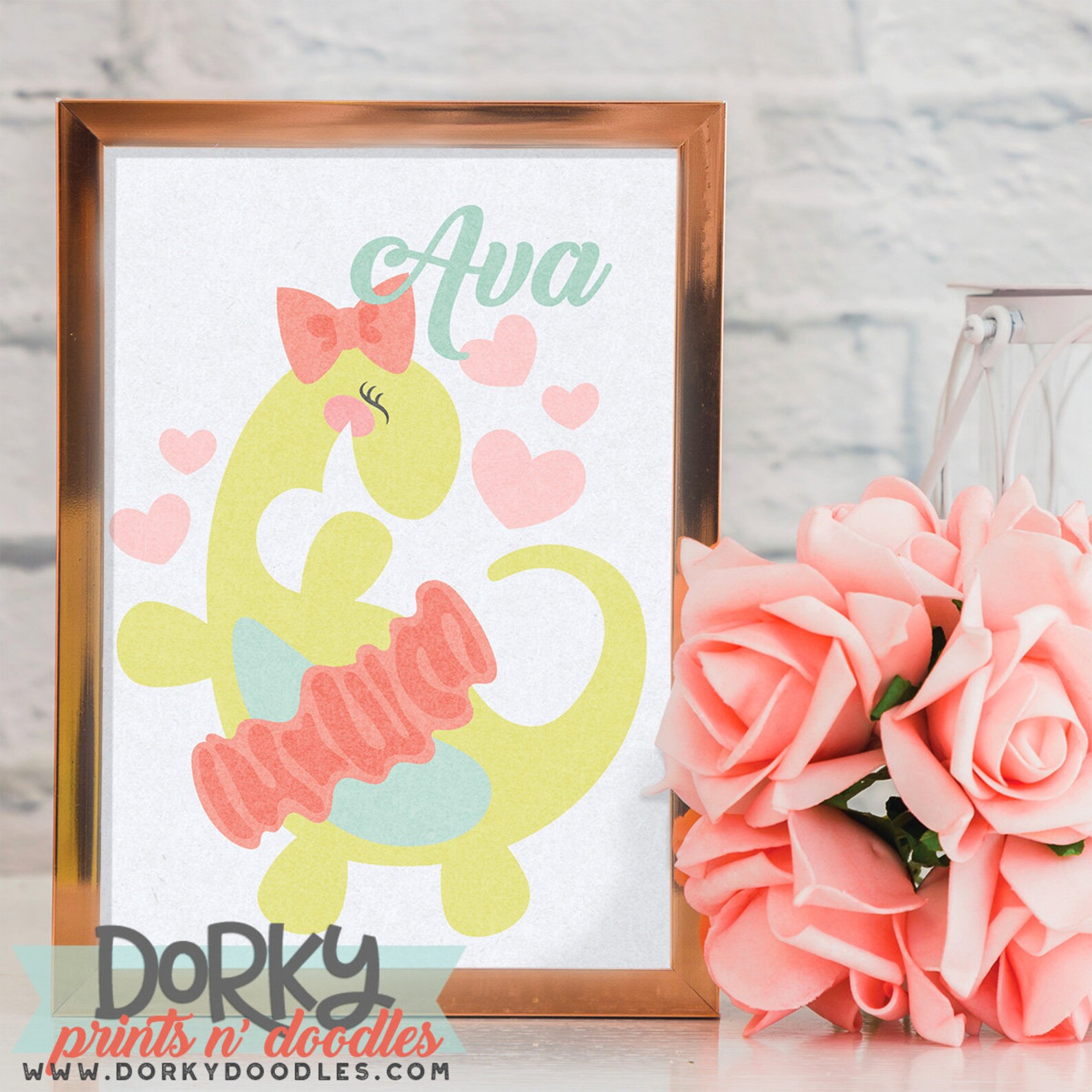 Ballerina Dinosaur Clipart -personal and Limited Commercial Use- Cute ...