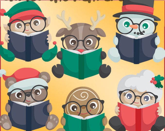 Christmas Toppers Clip Art - Cute Commercial Use Christmas Clipart ...