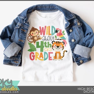 Wild Animal Back to School Clipart | Grade Specific Designs for ...