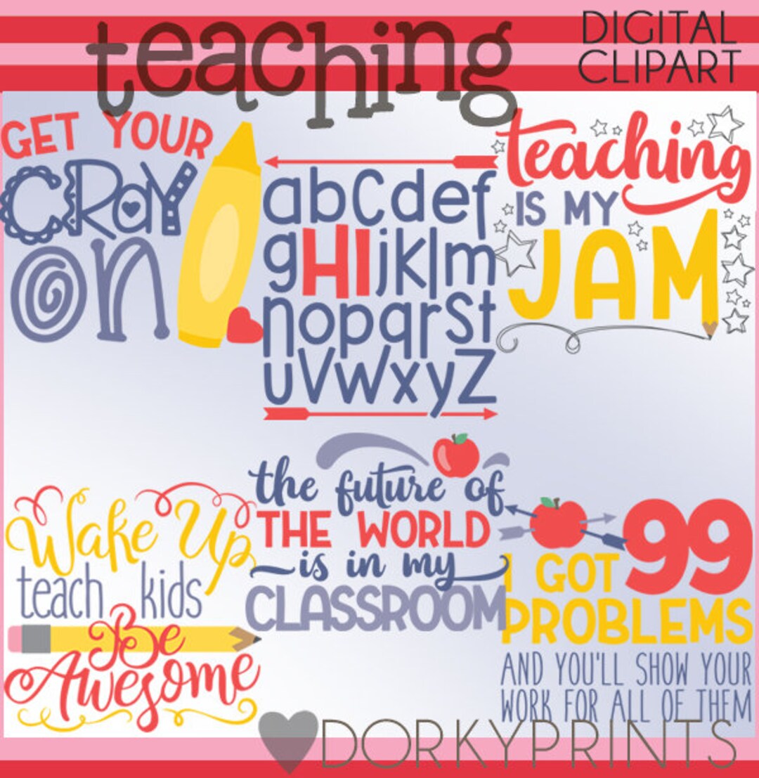 Teaching Clipart -personal and Limited Commercial Use- Clipart for ...