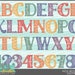 Fun Bold Alphabet Clipart PNG Art Instant Download Numbers, Letters ...