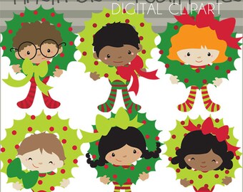 Christmas Clip Art/ Holiday Clip Art/ Christmas Vector Art/ - Etsy