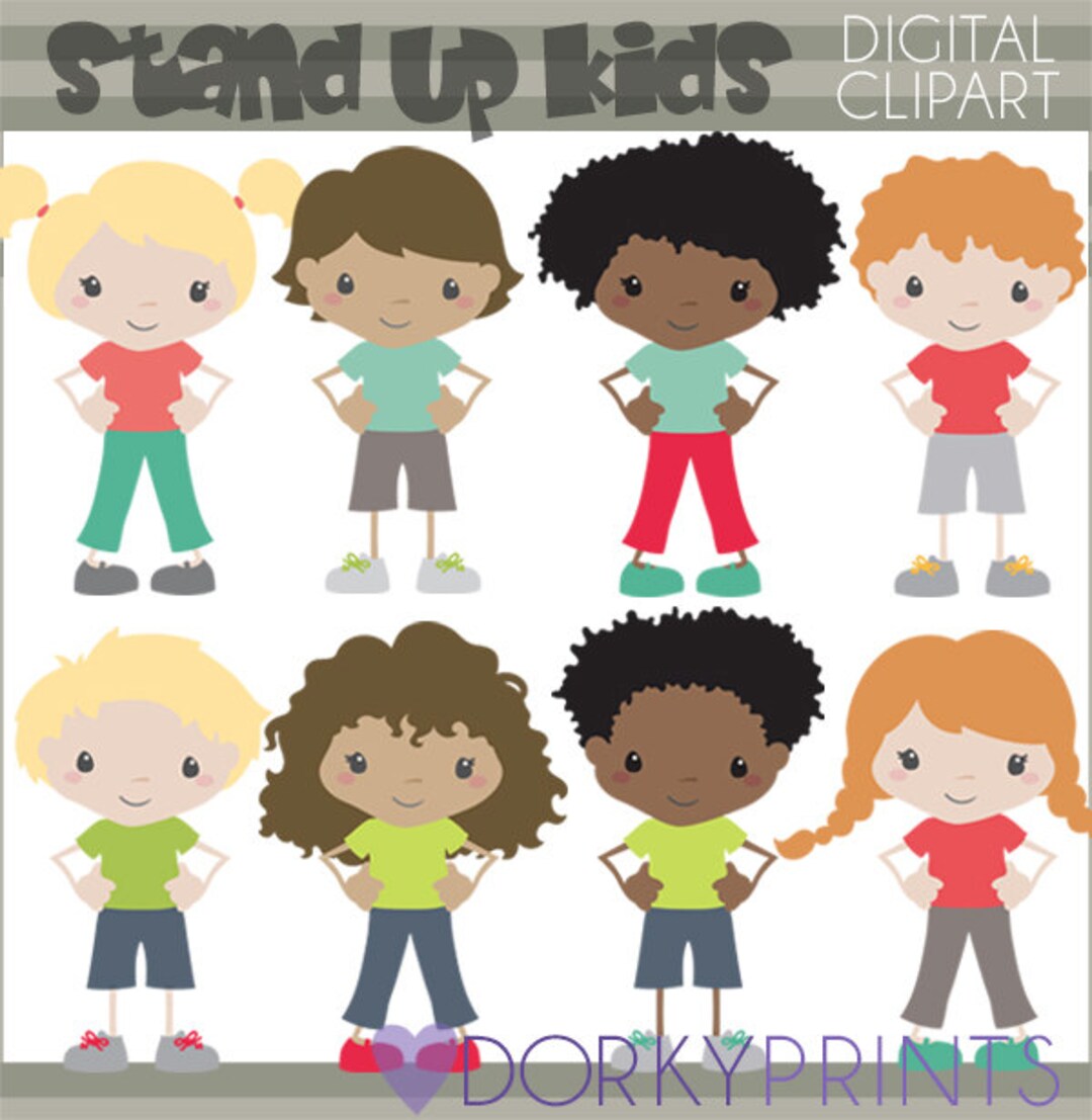 Respectful Kids Clipart -personal and Limited Commercial Use- Back to ...