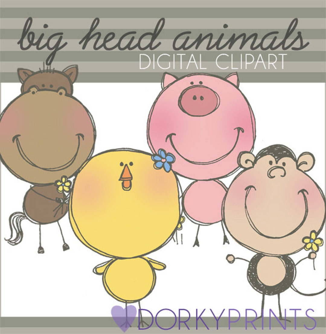 Animals Clipart Set -personal and Limited Commercial Use- Cute Horse ...
