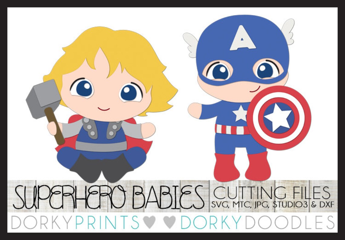 Super Hero Cuttable Files Baby Heroes Svg Mtc Jpg Studio - Etsy Hong Kong