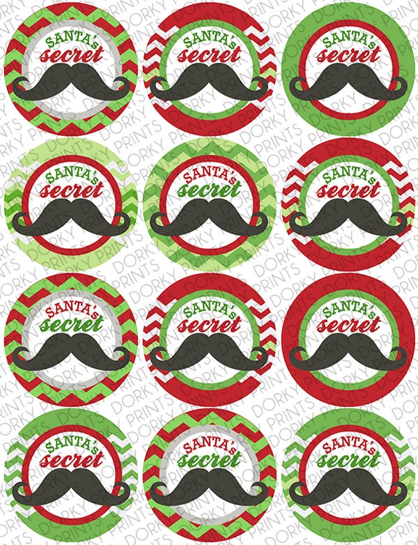 Christmas Printable Circle Tags PDF Printable Party Supplies - Etsy