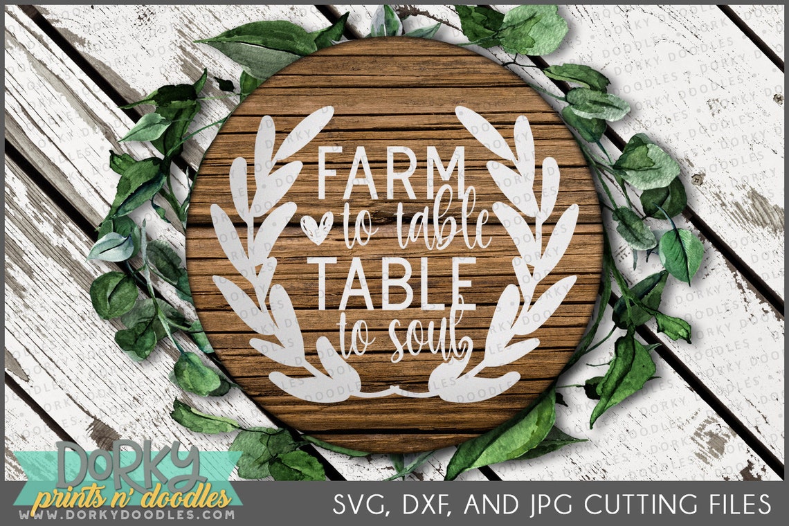 Farmhouse SVG and DXF Craft Files for Use With Cricut or - Etsy
