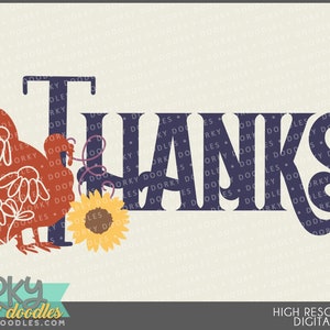 Thanksgiving Clipart Turkey Alphabet and Numbers personal and Limited ...