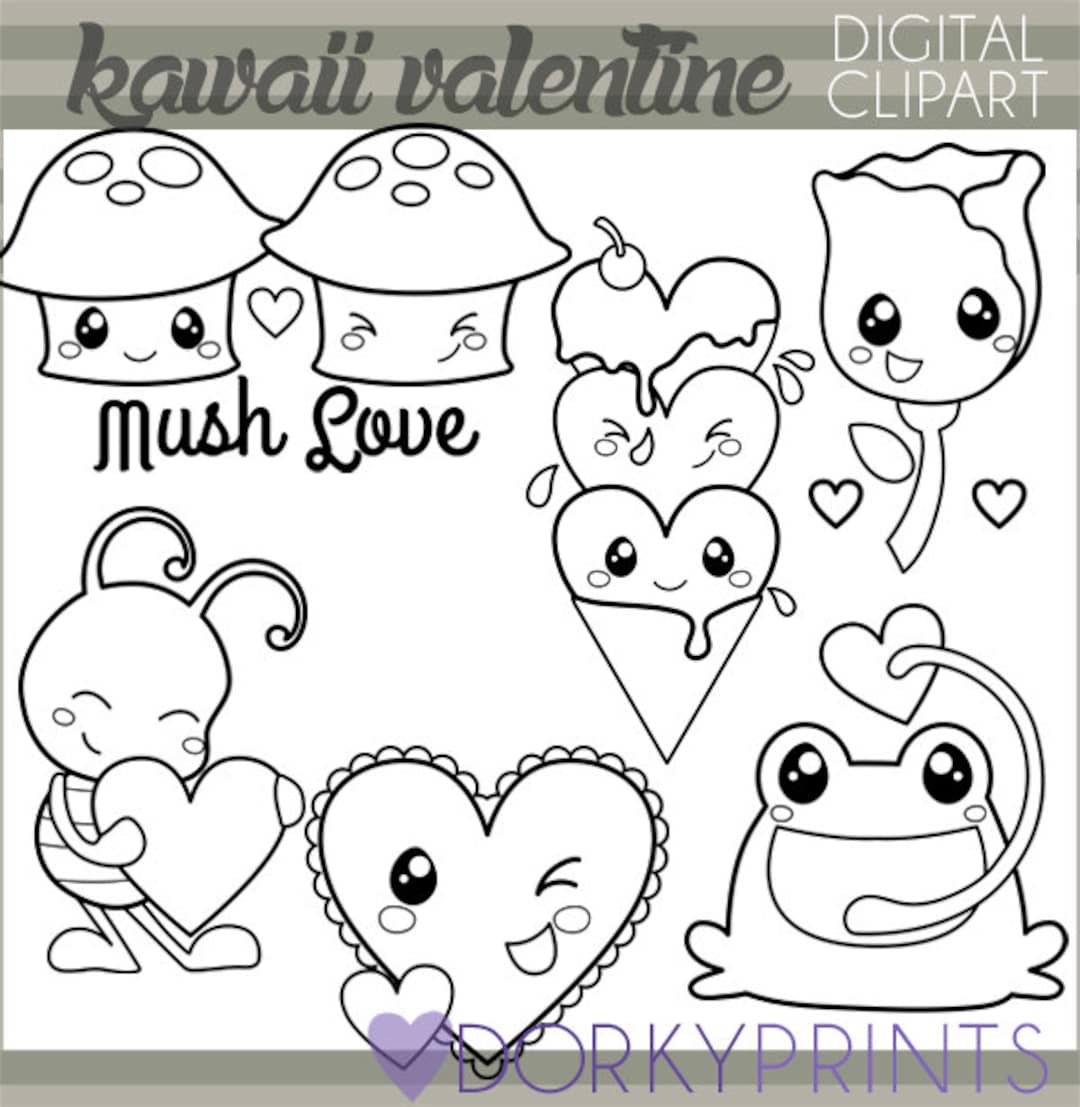 Valentine Clip Art Black And White