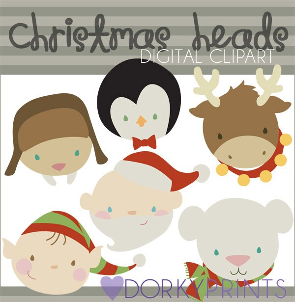 Christmas Clipart personal and Limited Commercial Use Santa - Etsy