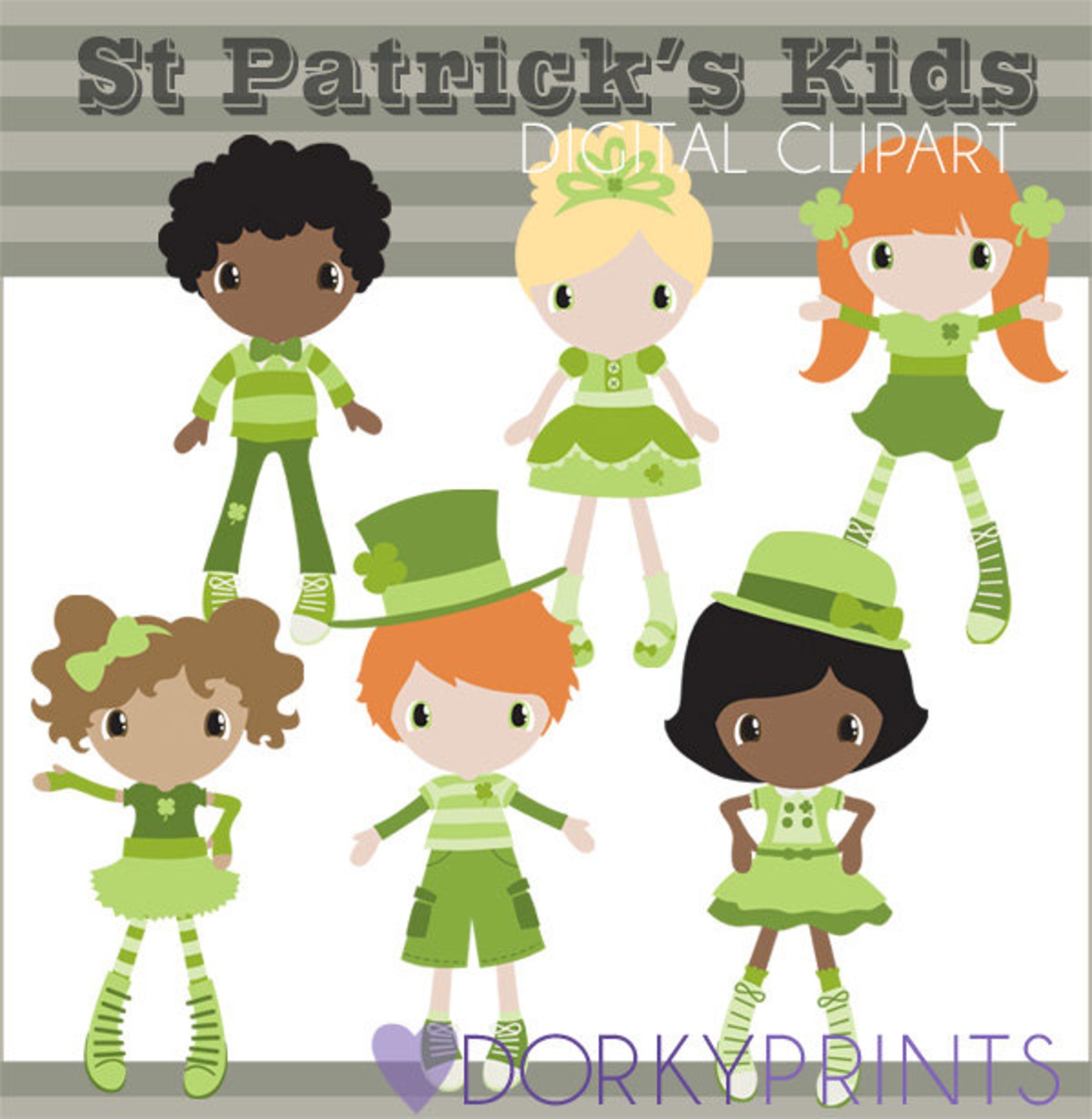 St Patrick's Day Clipart Set personal and Limited - Etsy