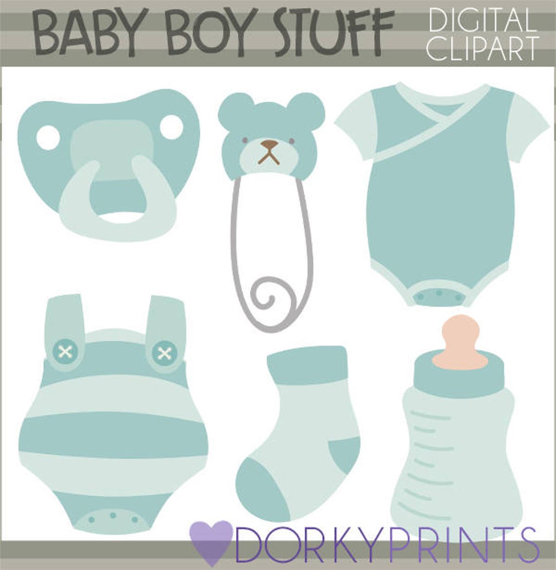 Baby Boy Clipart personal and Limited Commercial Use Baby | Etsy