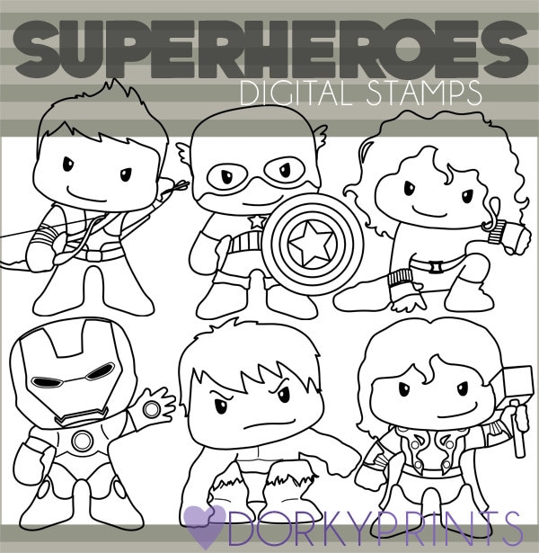 Scrapbooking Paper, Party & Kids Comic Book Superhero Clipart 5 Photo ...