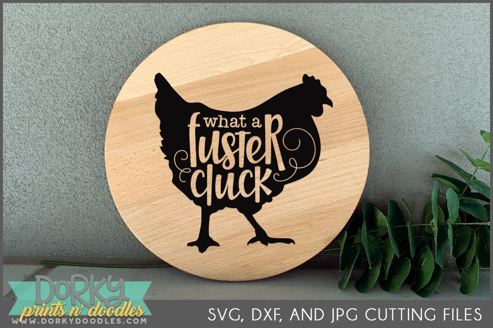 Farmhouse Chicken SVG and DXF Craft Files for Use With Cricut - Etsy