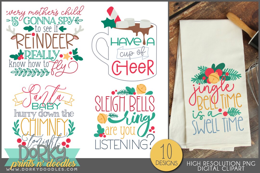 Christmas Lyrics PNG Clipart - Fun Holiday Songs Art, Use for ...