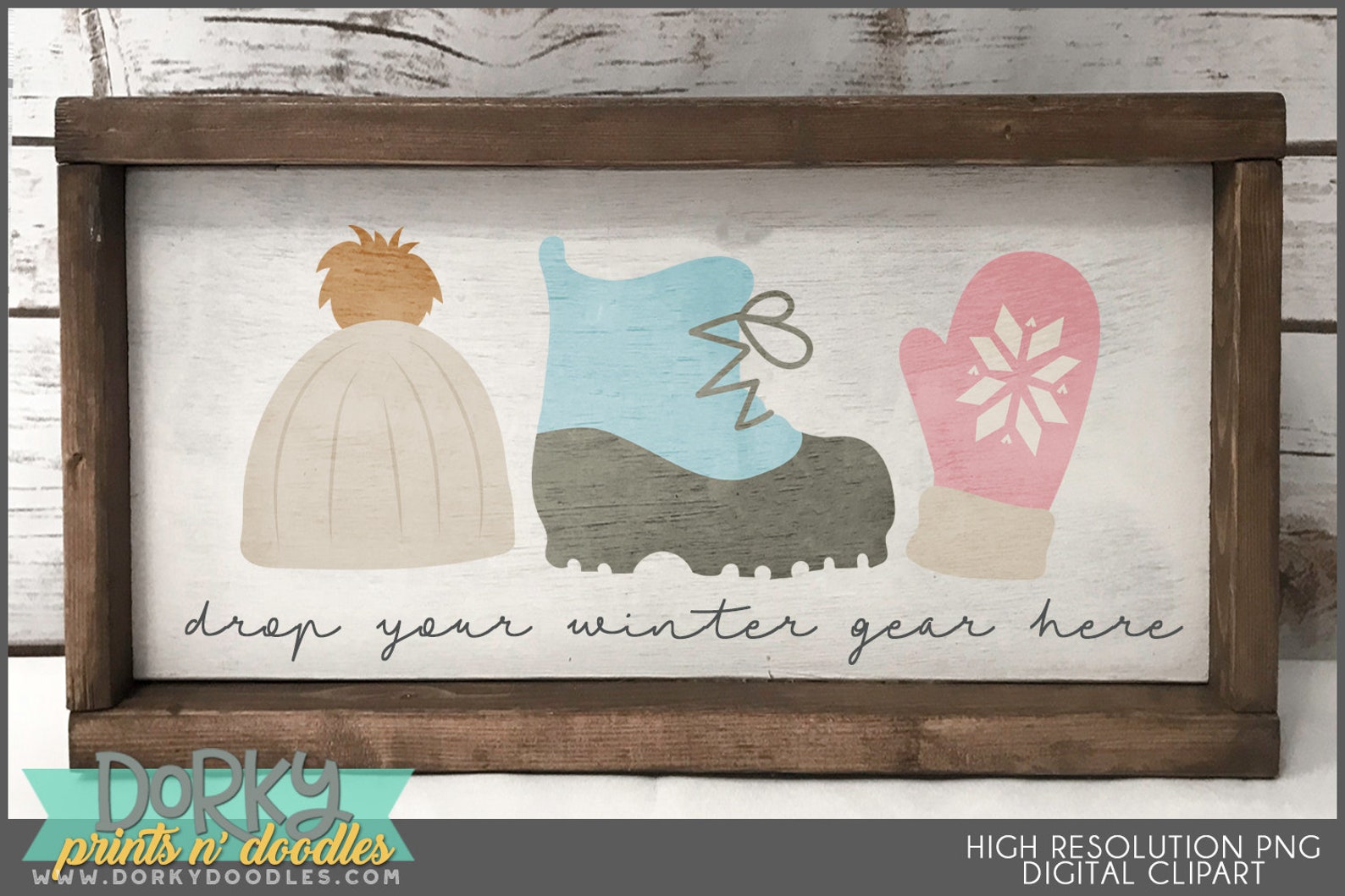 Winter Trios Clipart personal and Limited Commercial Use | Etsy