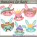 Easter Llama Clipart -personal and Limited Commercial Use- Llama Clip ...