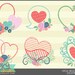 Cute Hearts Clipart personal and Limited Commercial Use Simple and Fun ...
