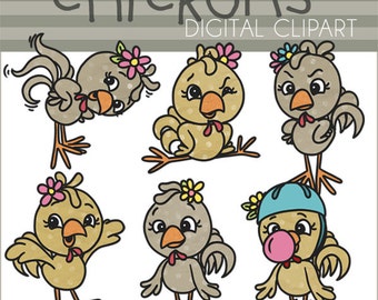 Animals Clipart Set Personal and Limited Commercial Use cute | Etsy