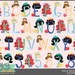 Princess Hair Alphabet Clipart -personal and Limited Commercial Use ...