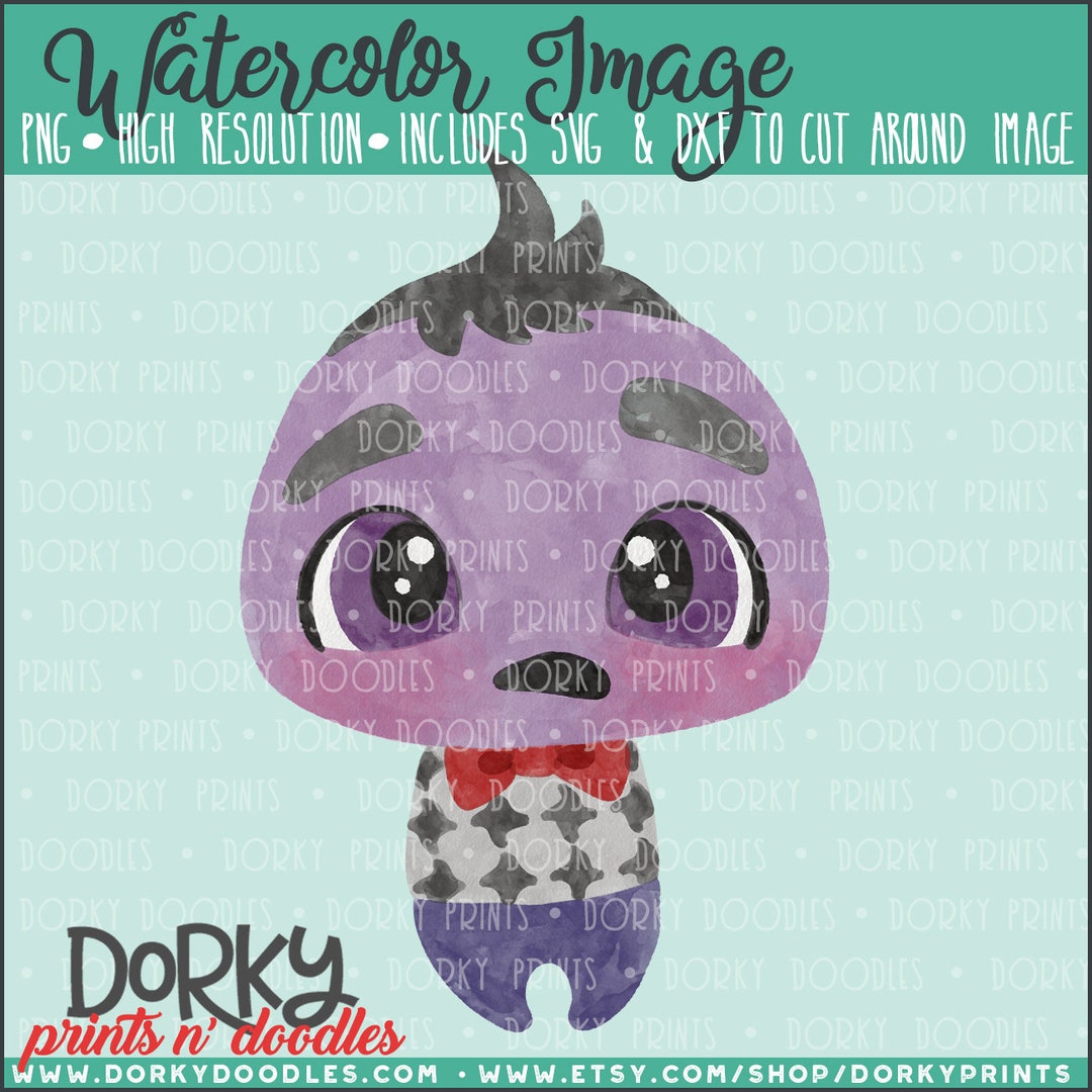 Scared Guy Watercolor PNG Artwork - Digital File - for Heat Press ...