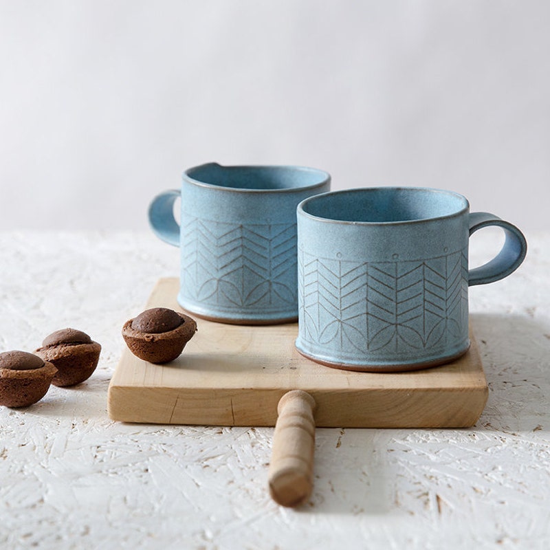 Ceramic Mug Set - Etsy