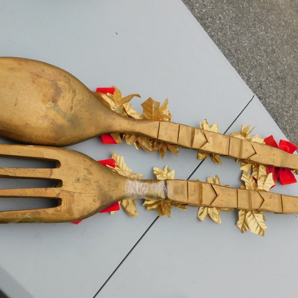 Giant Wooden Spoon Decor - Etsy