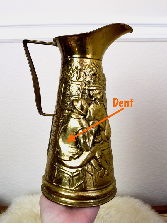 Drinkware Kitchen & Dining Vintage Brass Pitcher from England Pitchers ...